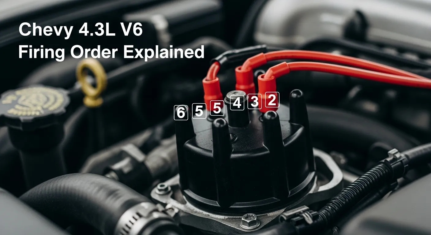 Chevy 4.3L V6 Firing Order & Cylinder Diagram Guide
