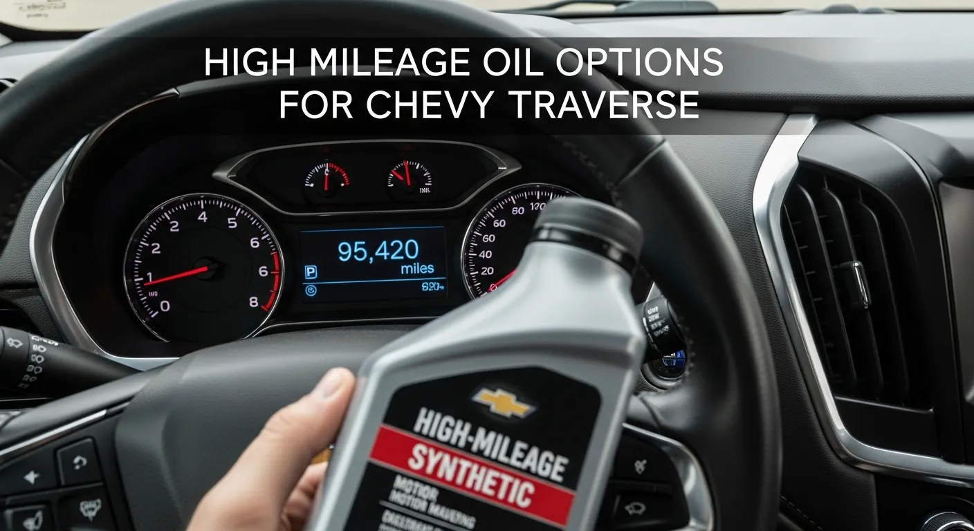 Chevy Traverse Oil Type, Capacity & Oil Change Guide