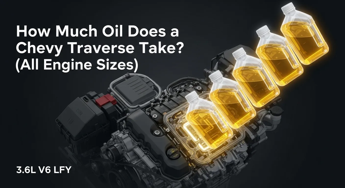 Chevy Traverse Oil Type, Capacity & Oil Change Guide